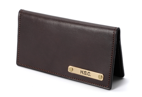 Leather Checkbook Cover - Central Kentucky Tack and Leather